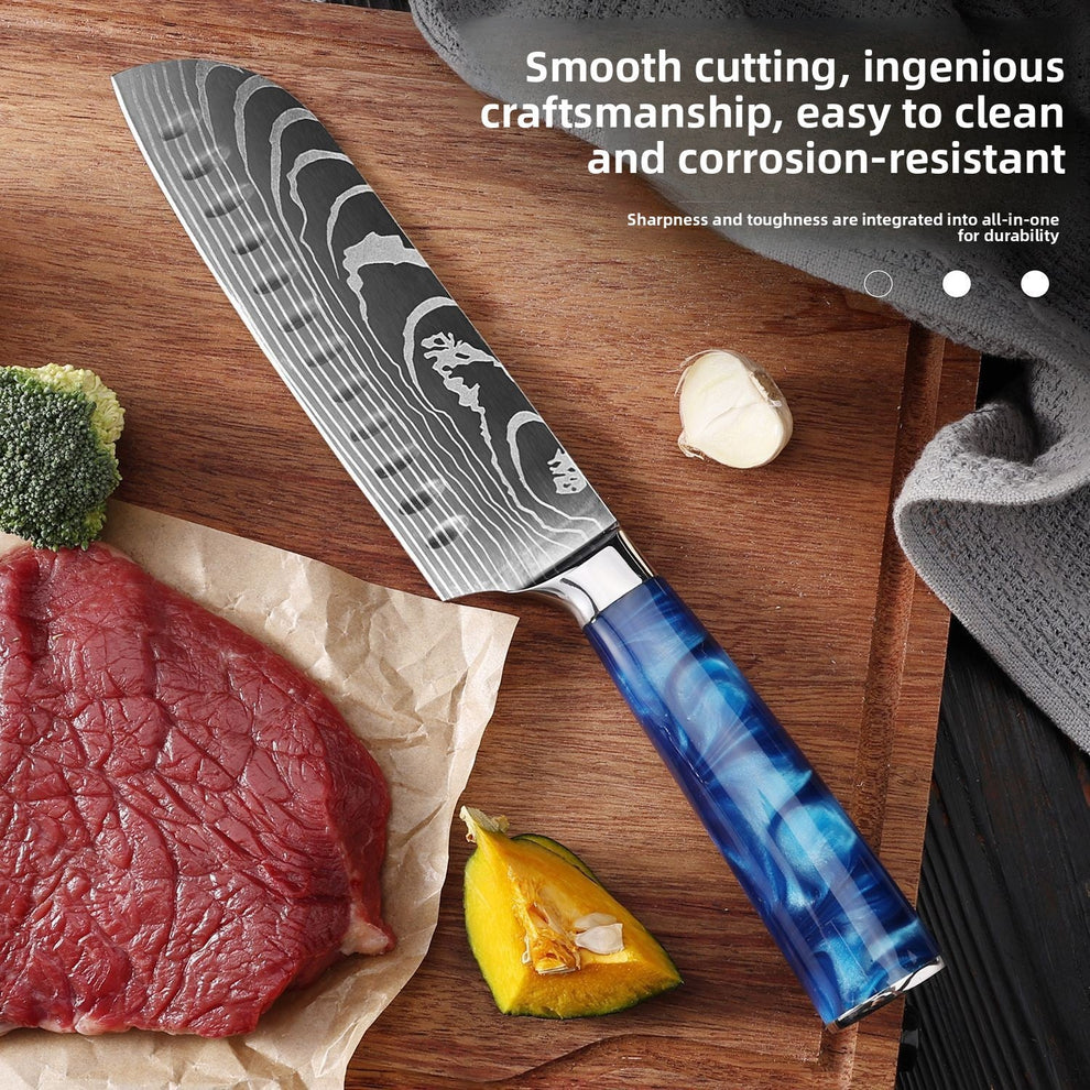 Damascus Steel Kitchen Knife Set – RegenaLife Market